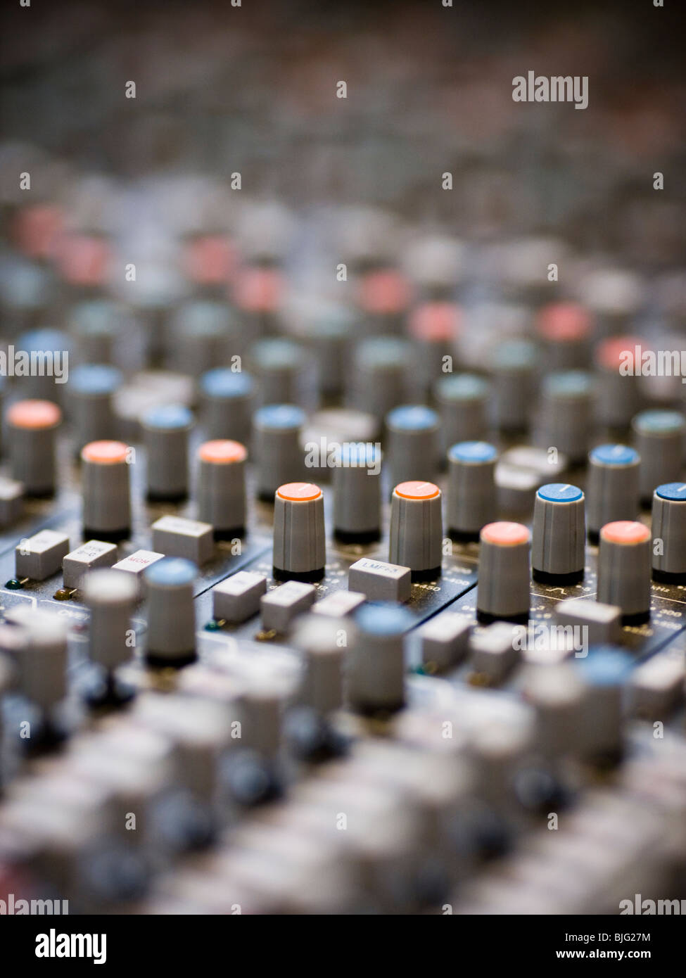 control panel in a recording studio Stock Photo - Alamy