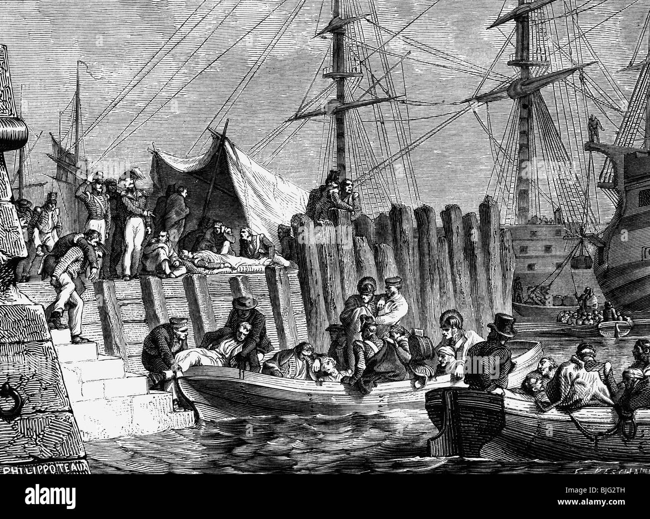 events, War of the Fifth Coalition 1809, Walcheren Campaign, retreat of British troops ...