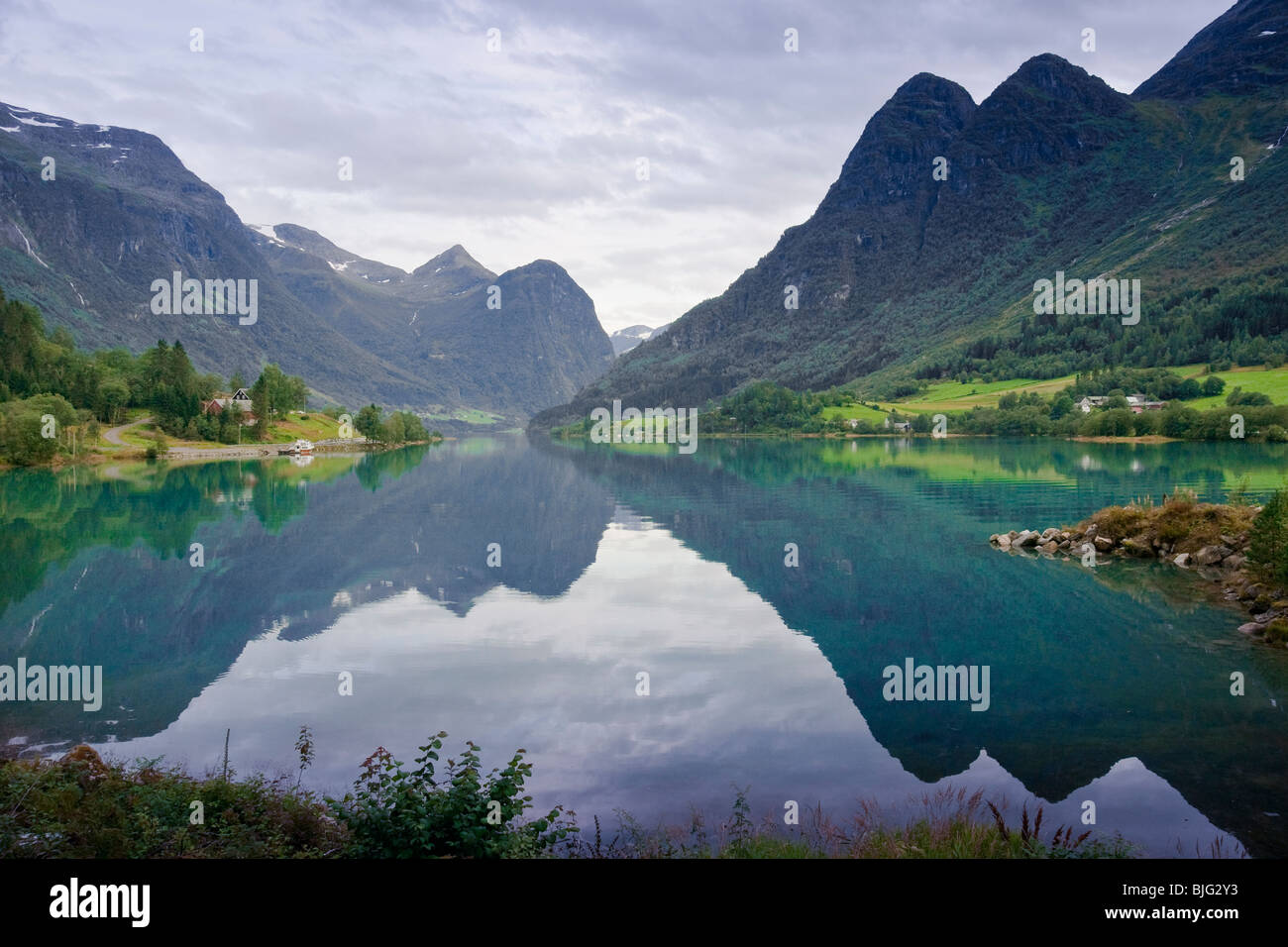 Oldedalen valley - one of the most spectacular areas of natural beauty ...