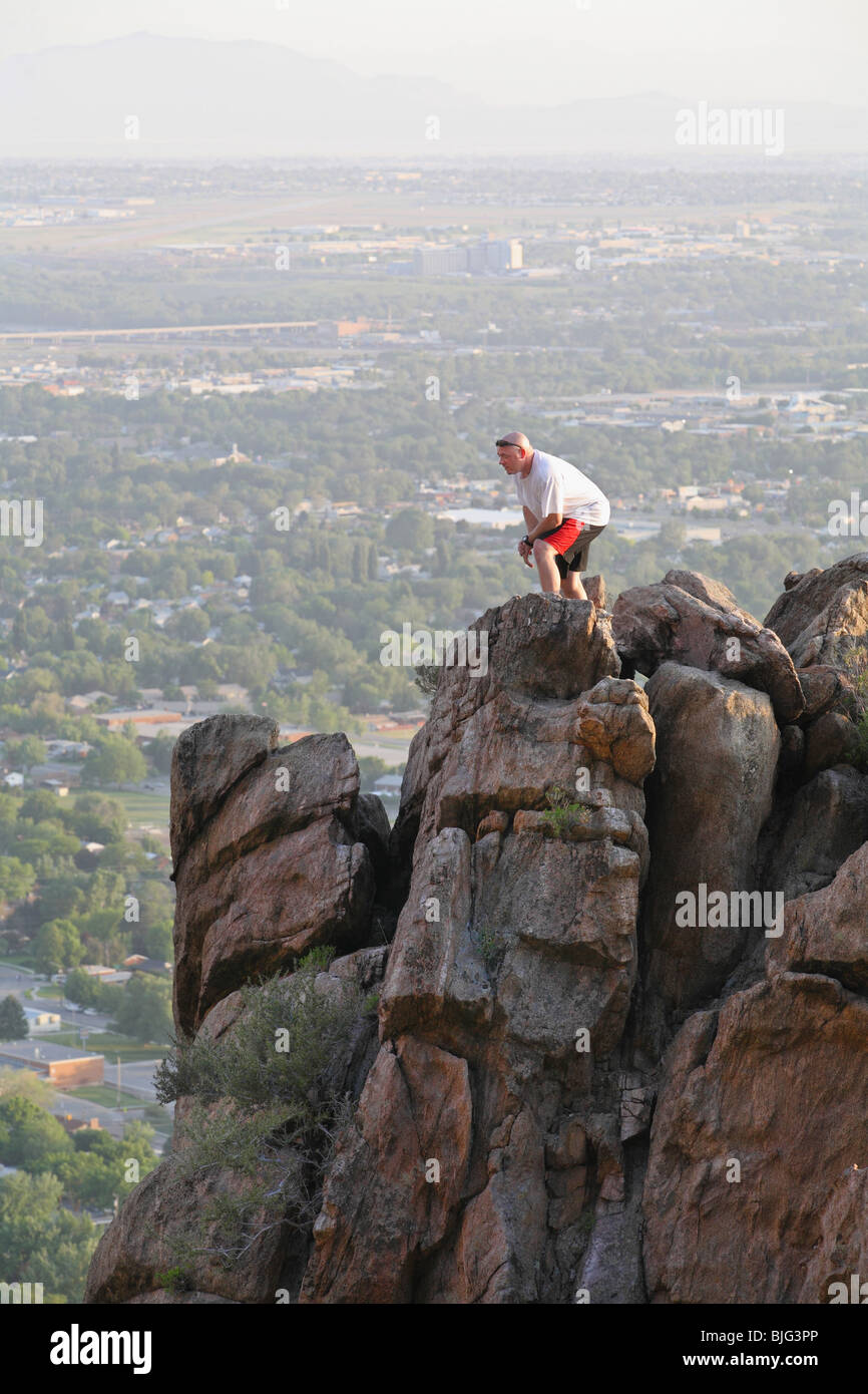 Looking Down Cliff High Resolution Stock Photography and Images - Alamy