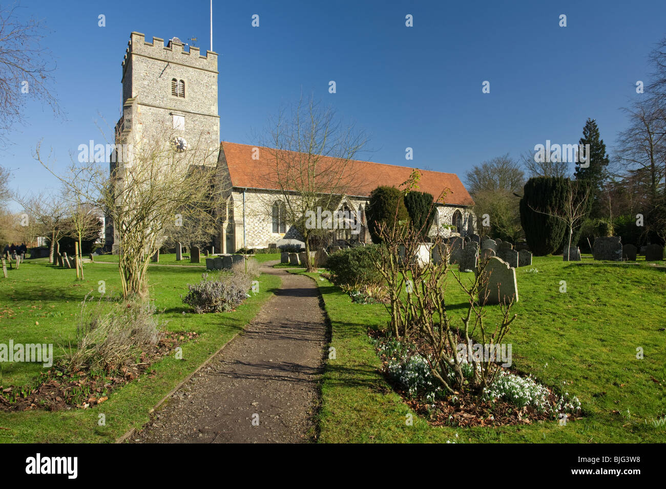Holy Trinity Church, Cookham on Thames, Berkshire, Uk Stock Photo - Alamy