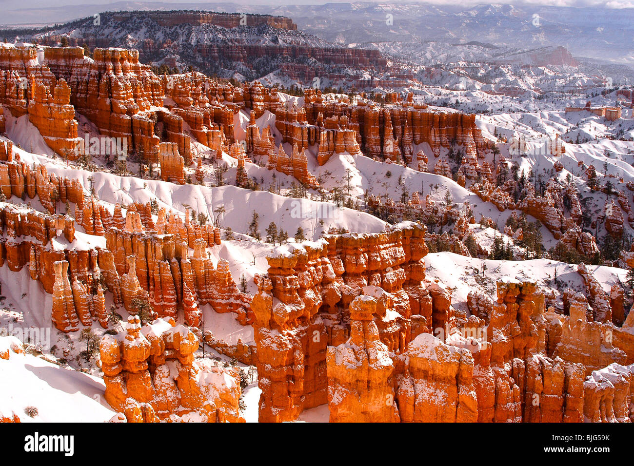 Snow sunrise bryce canyon hi-res stock photography and images - Alamy