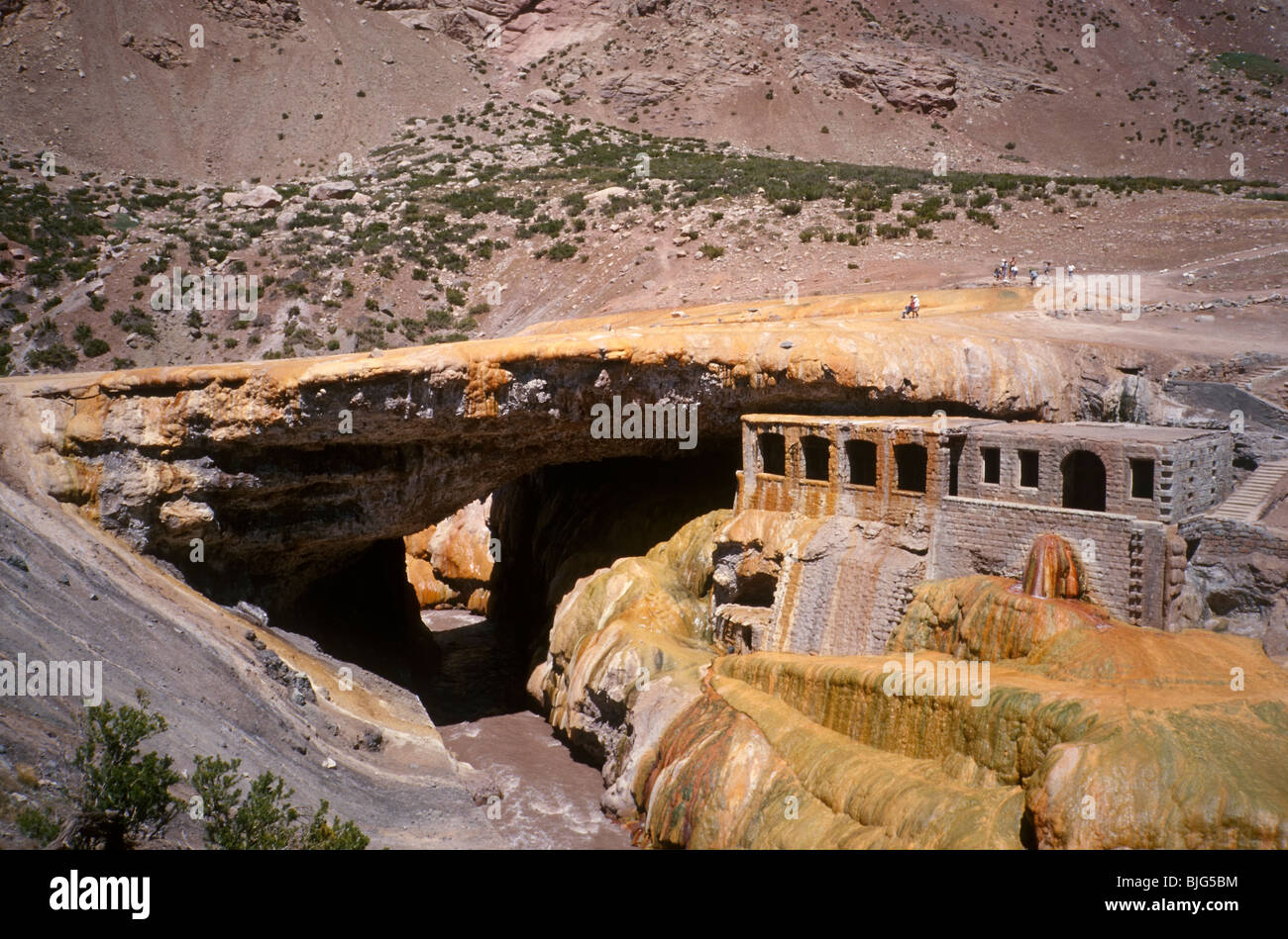 Argentina. Puente del Inca Stock Photo - Alamy