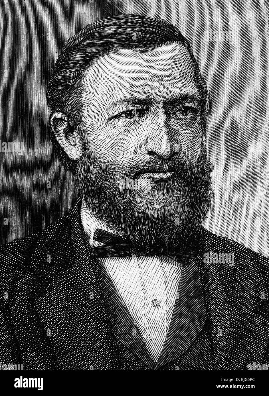 Reis, Philipp, 7.1.1834 - 14.1.1874, German physican, portrait, wood ...