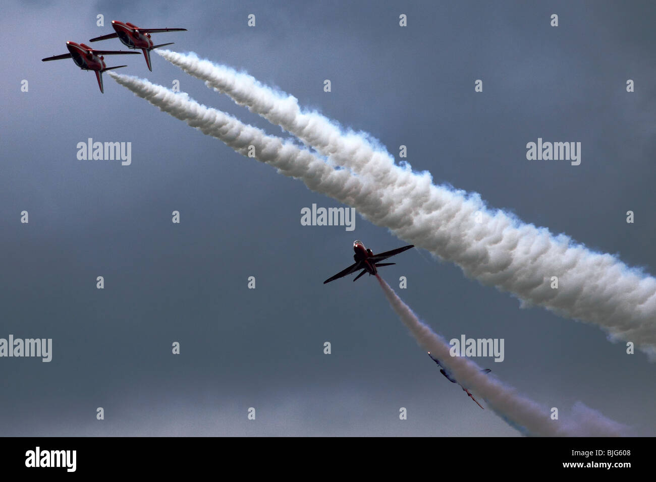 Royal Air Force Aerobatic Team Red Arrows at the Royal International ...