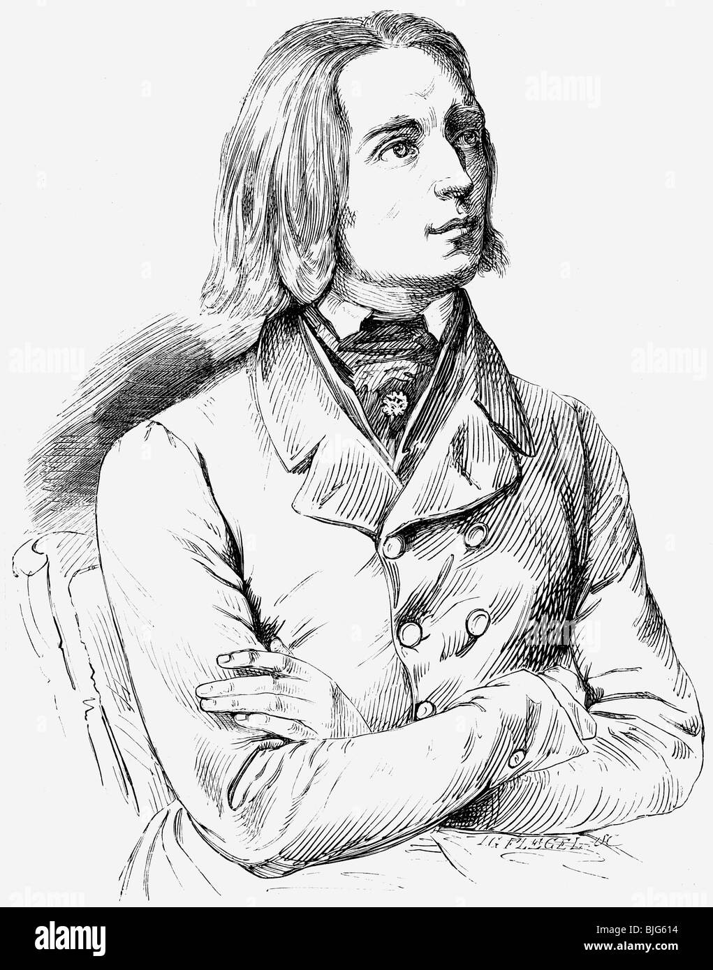 Liszt, Franz, 22.10.1811 - 31.7.1886, Hungarian composer and pianist ...