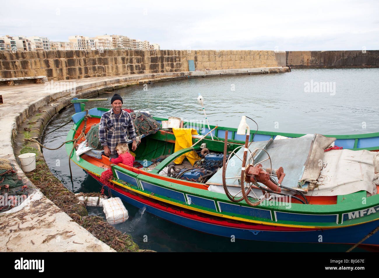 Gozo boat hi-res stock photography and images - Alamy