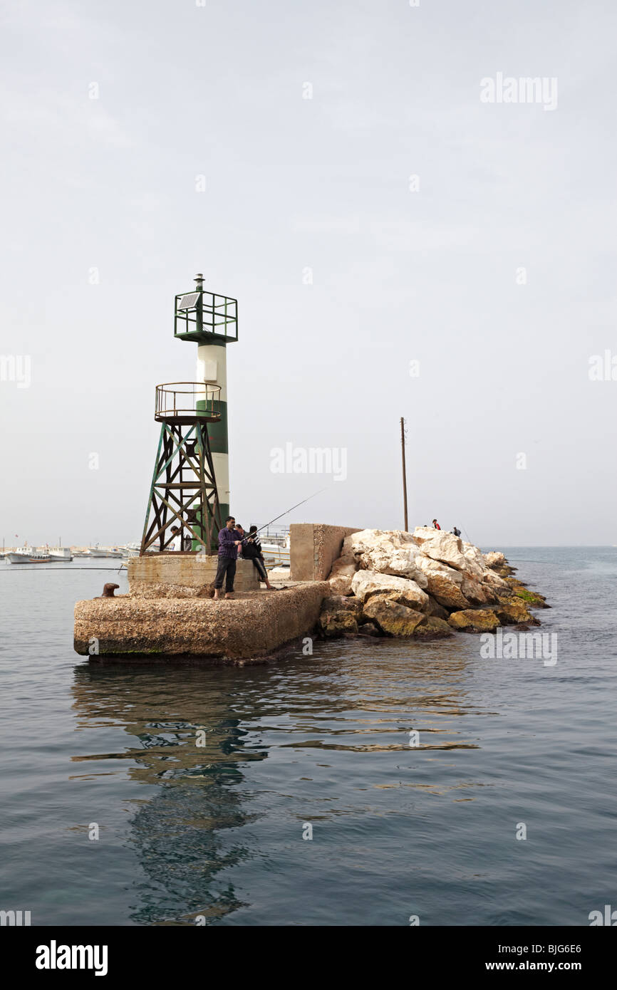 Syria Arwad island harbour entrance Stock Photo - Alamy