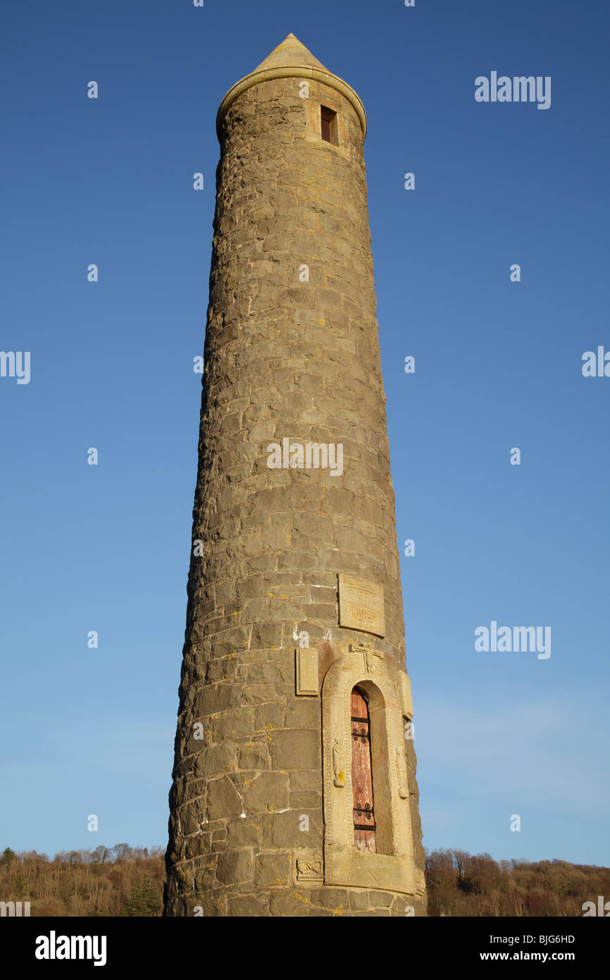 Pencil Monument in Largs built to commemorate the 1263 Viking Battle ...