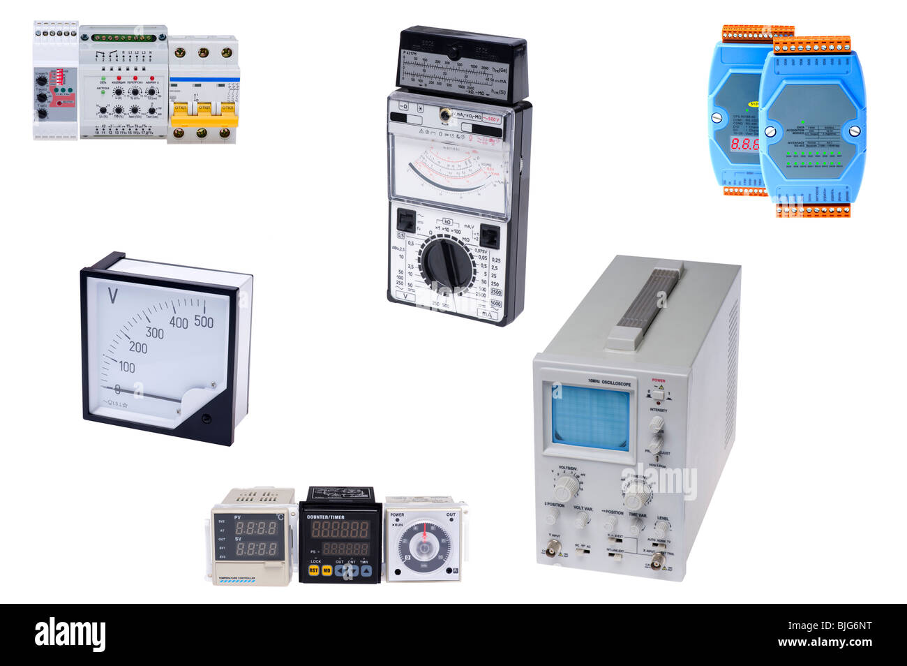 object on white - tool measuring instrument controller Stock Photo - Alamy