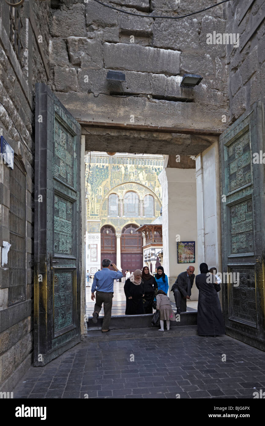Damascus Syria tourist entrance Bab Al Amara, to the Great Umayyad ...
