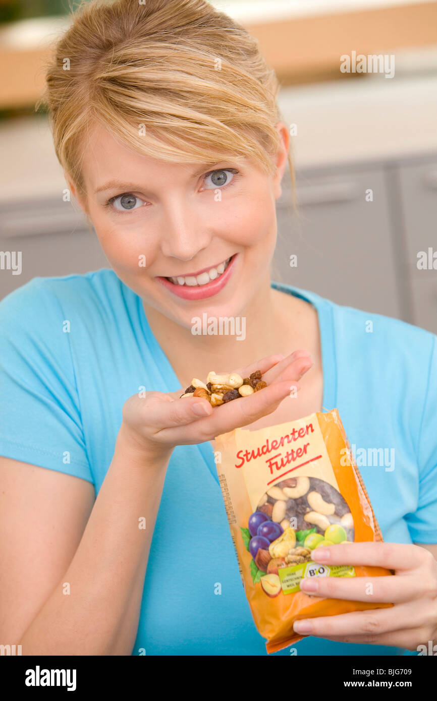 Bag of nuts and raisins hi-res stock photography and images - Alamy