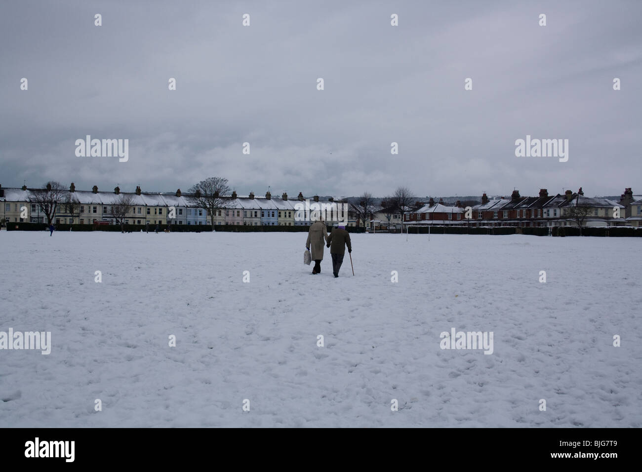 a walk across the park Stock Photo - Alamy