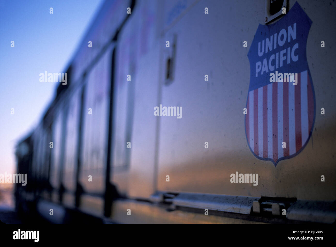 A Union Pacific train in Kearney, Nebraska Stock Photo - Alamy