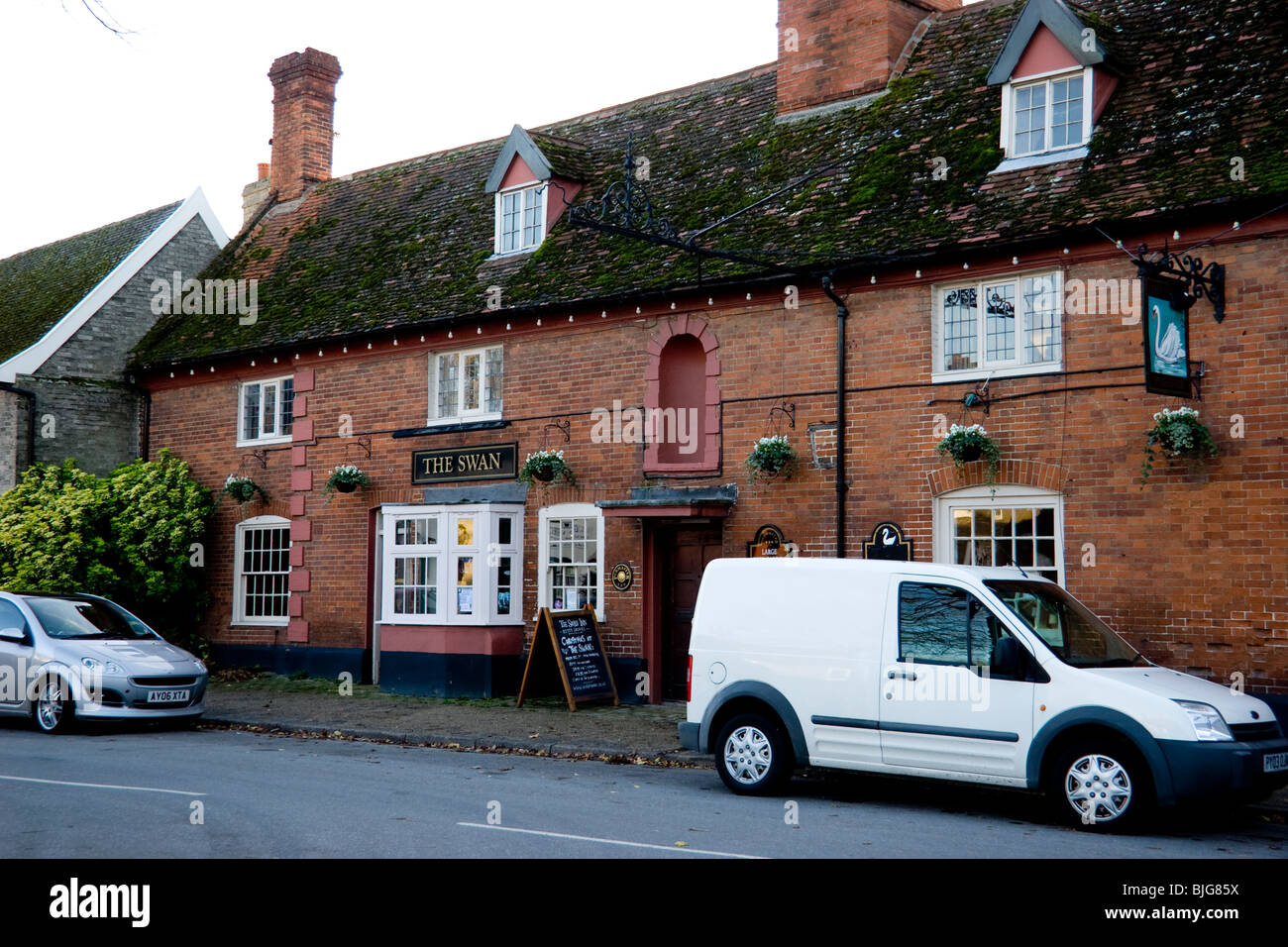 The Swan public house, Woolpit, Suffolk, England Stock Photo - Alamy