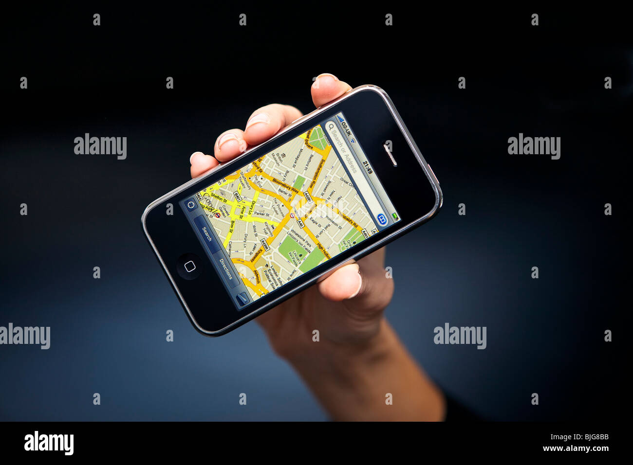 Hand and maps hi-res stock photography and images - Alamy