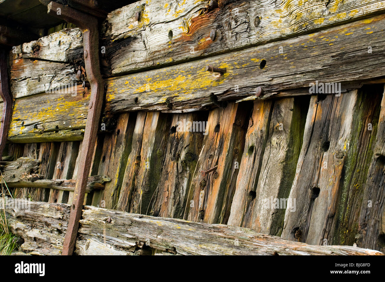 Decaying remains of the New Dispatch, one of the Purton Hulks on the ...