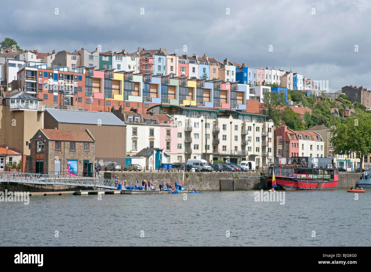The Floating Harbour area of Bristol Stock Photo - Alamy