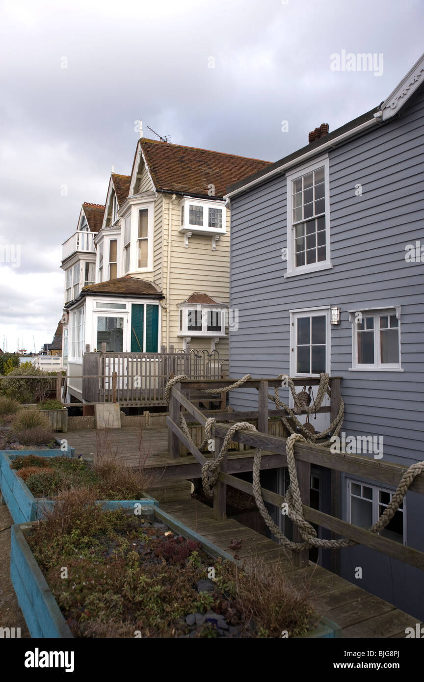 Beach house frontage in Whitstable, Kent, UK Stock Photo - Alamy