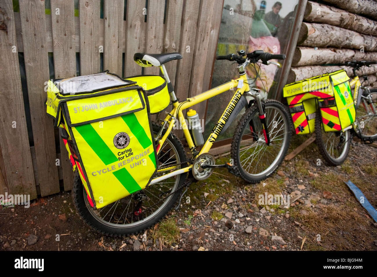 St John Ambulance Cycle Response Unit - in other words a first aid bike ...