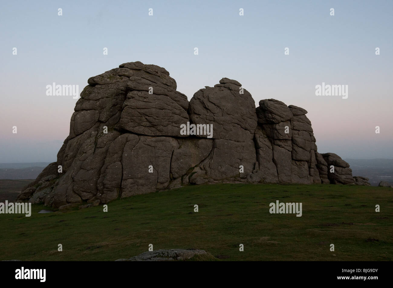 Haytor rock sunset hi-res stock photography and images - Alamy