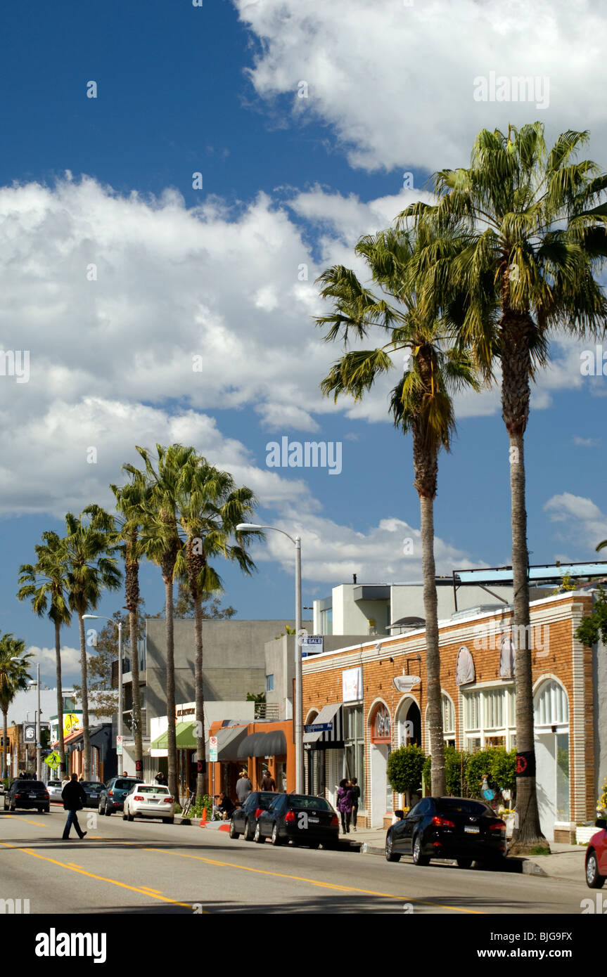Abbot Kinney boulevard in Venice, California Stock Photo - Alamy
