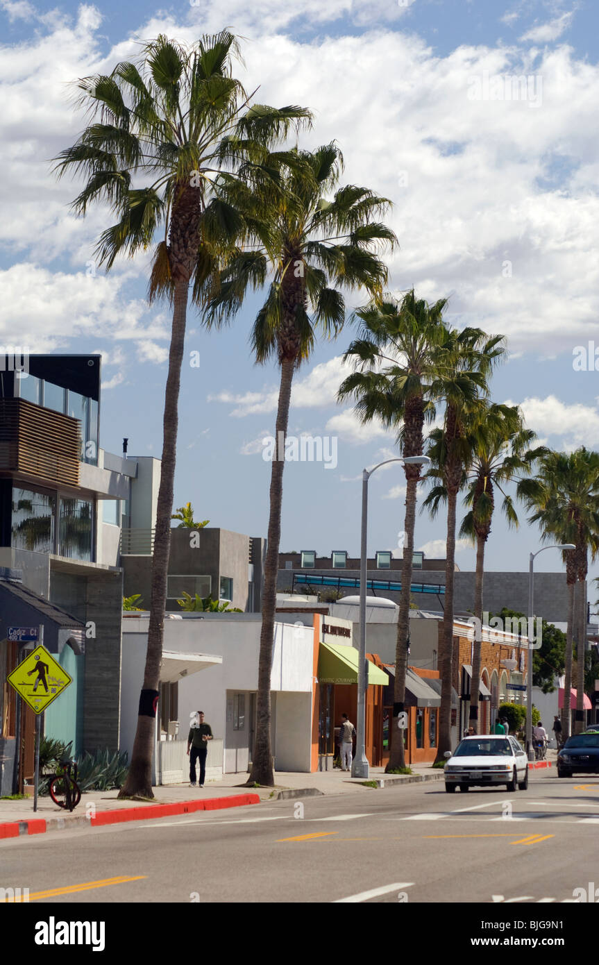 Abbot Kinney Blvd. in Venice, California Stock Photo - Alamy