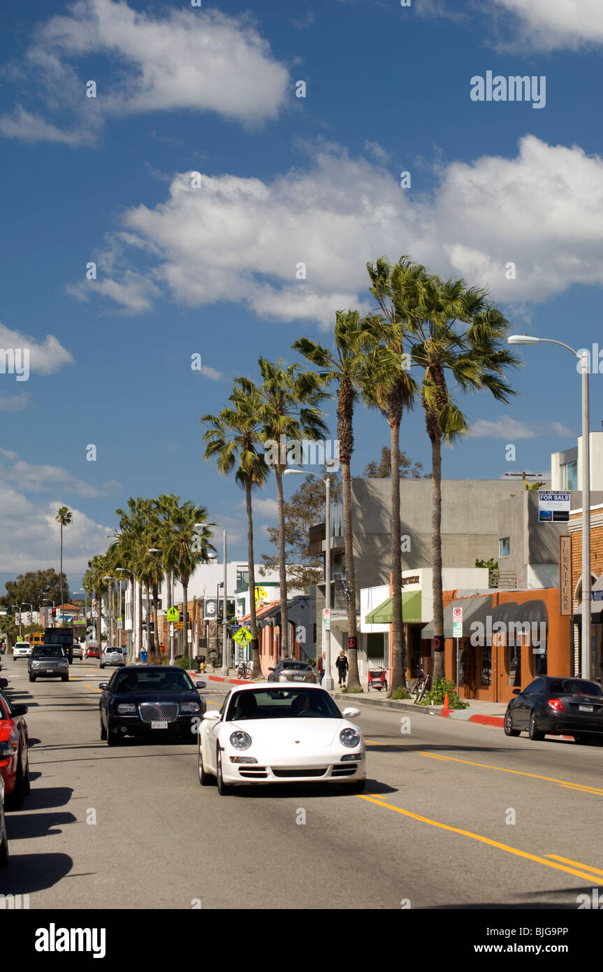 Abbot Kinney Blvd. in Venice Stock Photo - Alamy