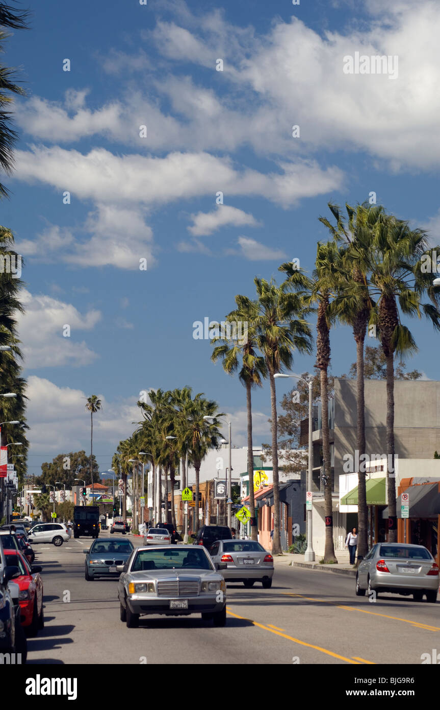 Abbot Kinney Blvd. in Venice Stock Photo - Alamy