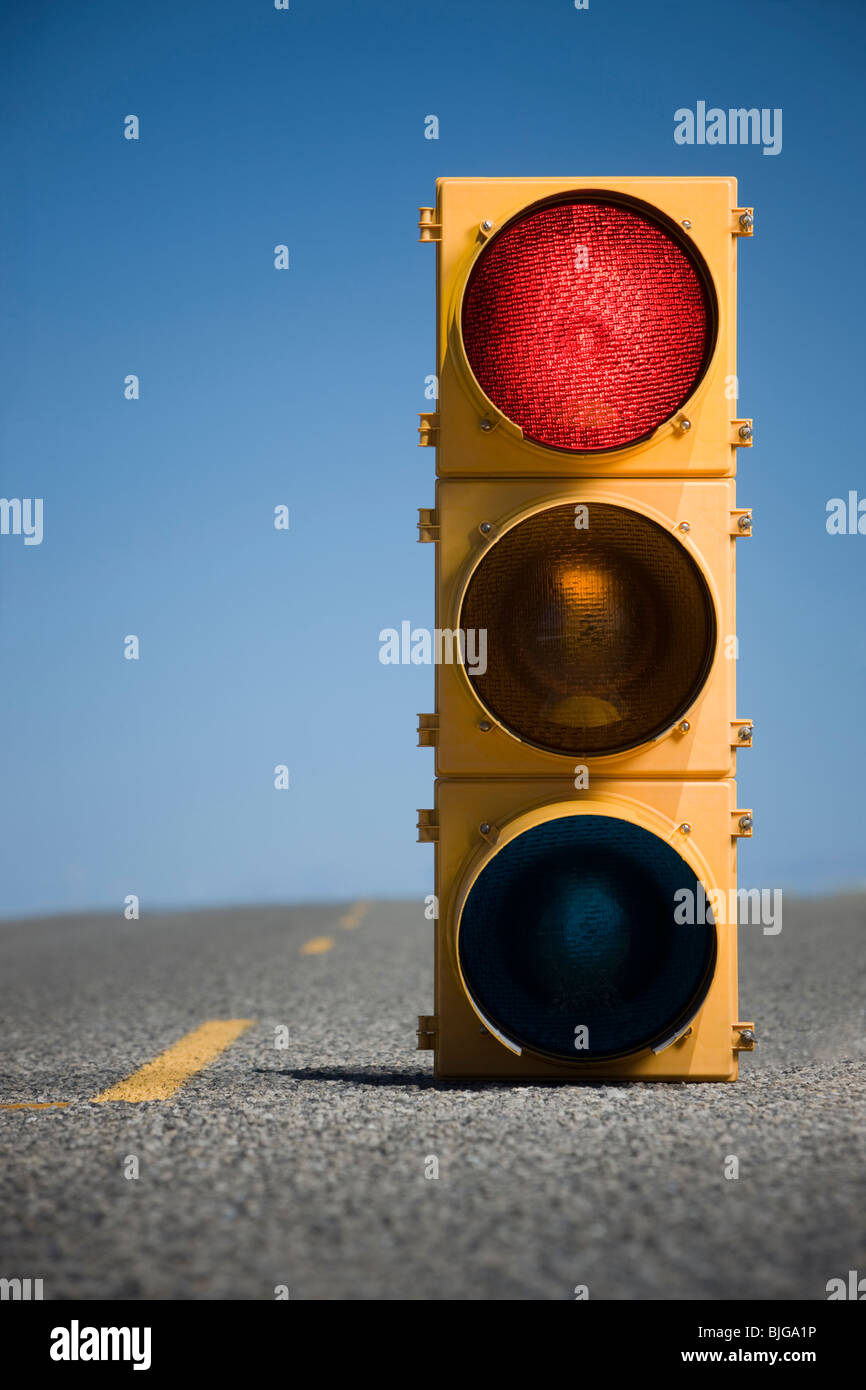 Red signal color vertical hi-res stock photography and images - Alamy