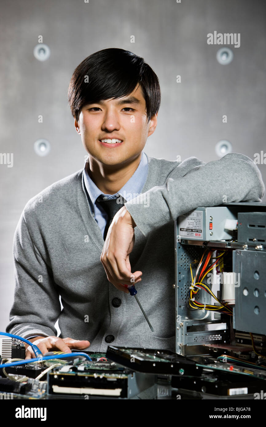 Modifying man hi-res stock photography and images - Alamy