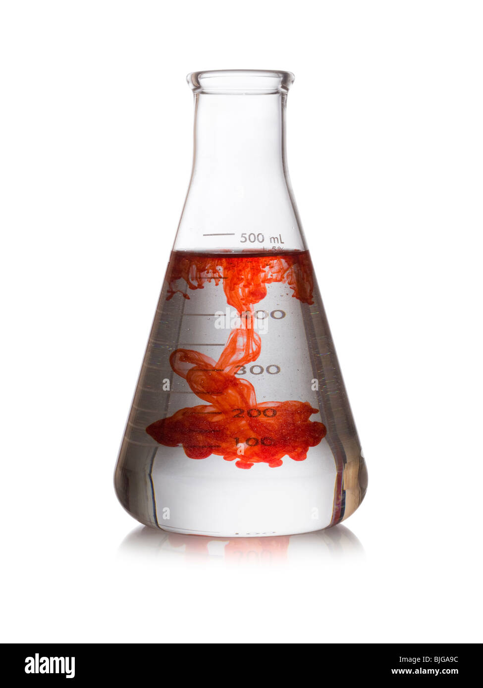 erlenmeyer flask full of liquid Stock Photo - Alamy
