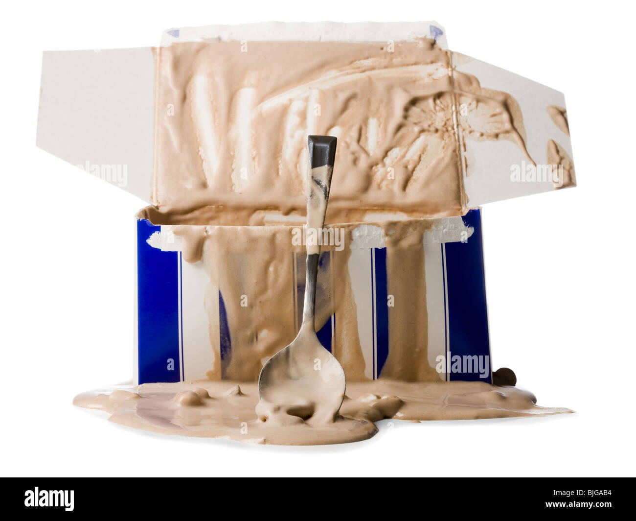 Melted ice cream hi-res stock photography and images - Alamy