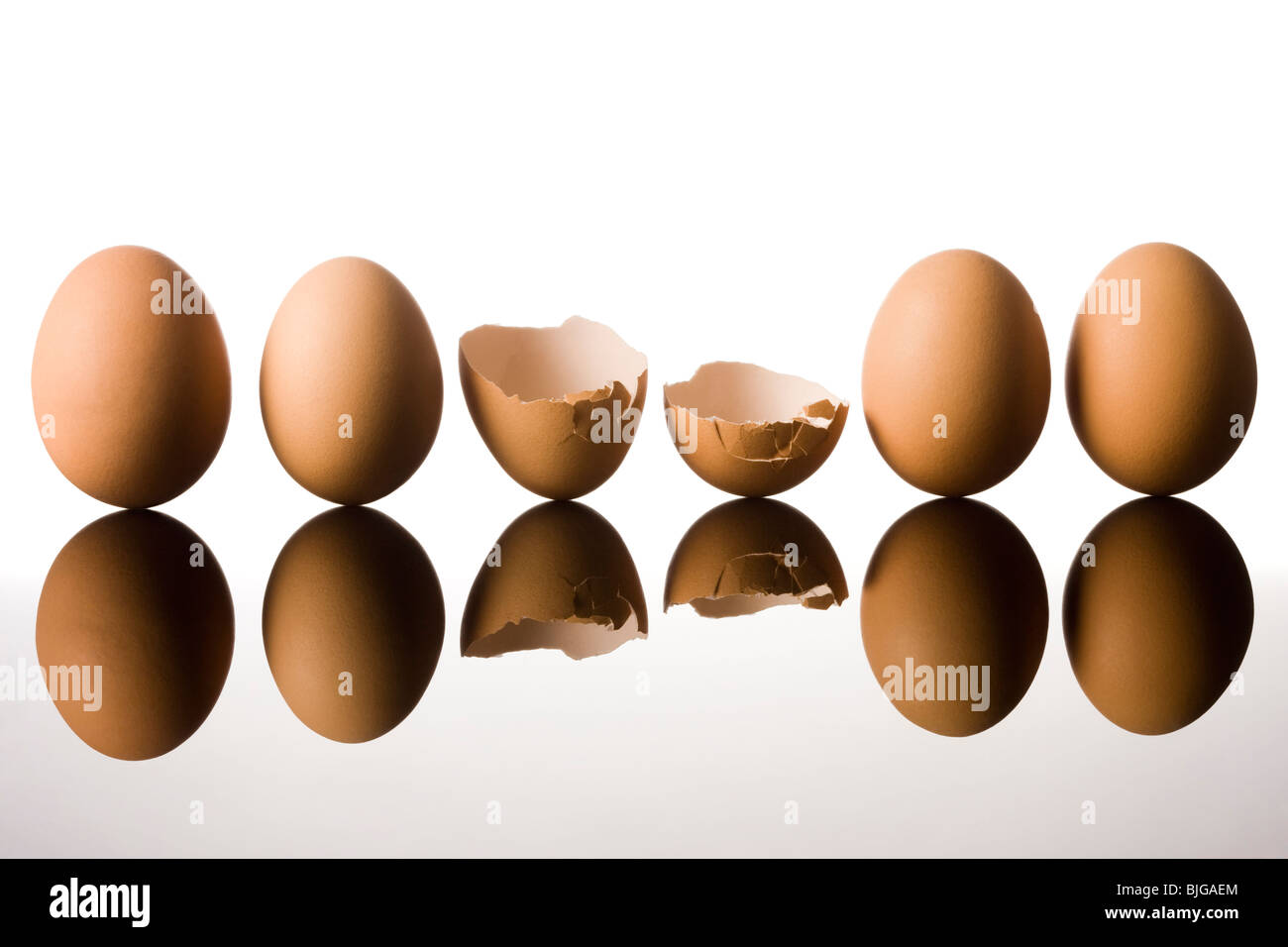 Cracked egg no shell hi-res stock photography and images - Alamy
