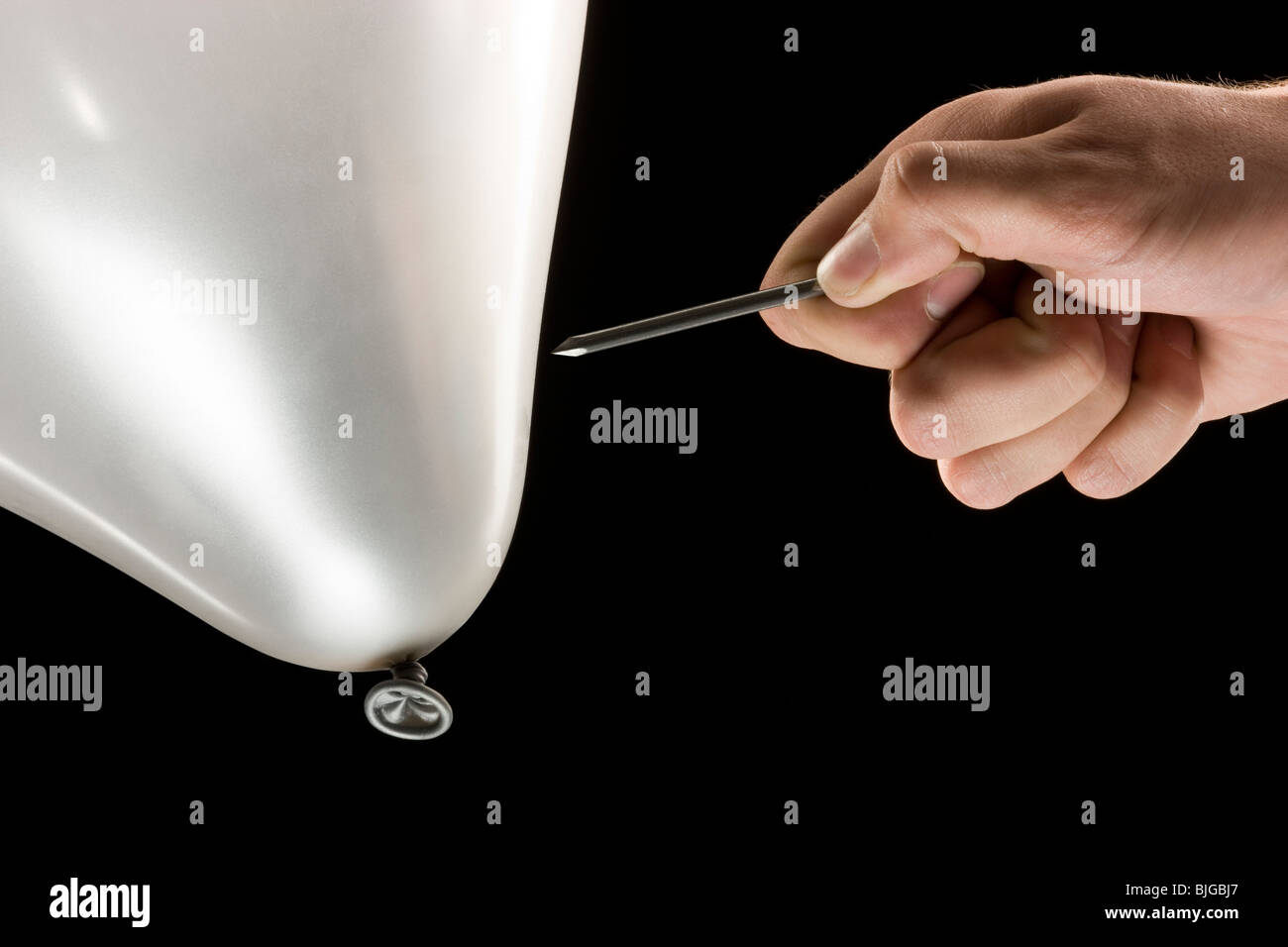 Popping balloon hi-res stock photography and images - Alamy