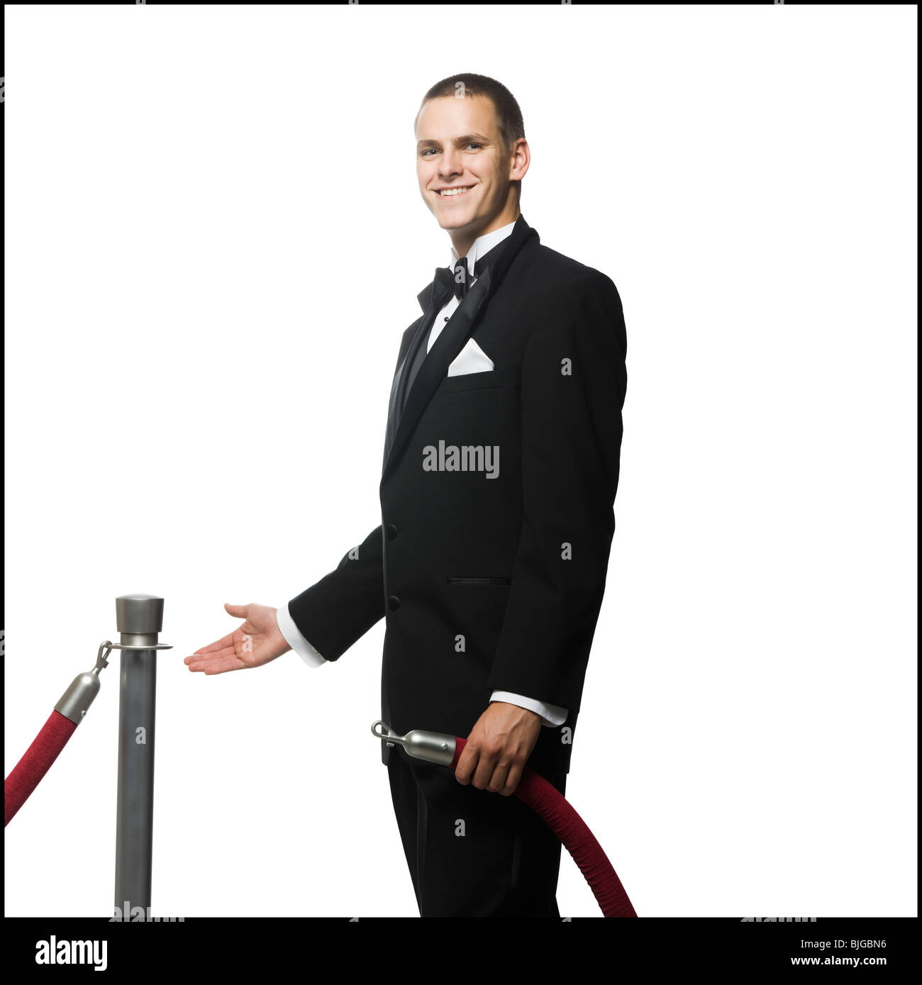 Bouncer rope hi-res stock photography and images - Alamy