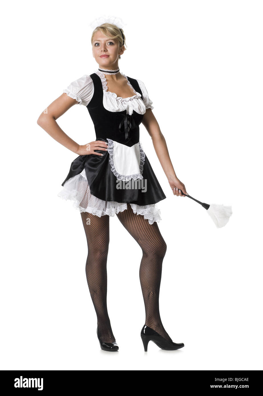 Woman as french maid Cut Out Stock Images & Pictures - Alamy