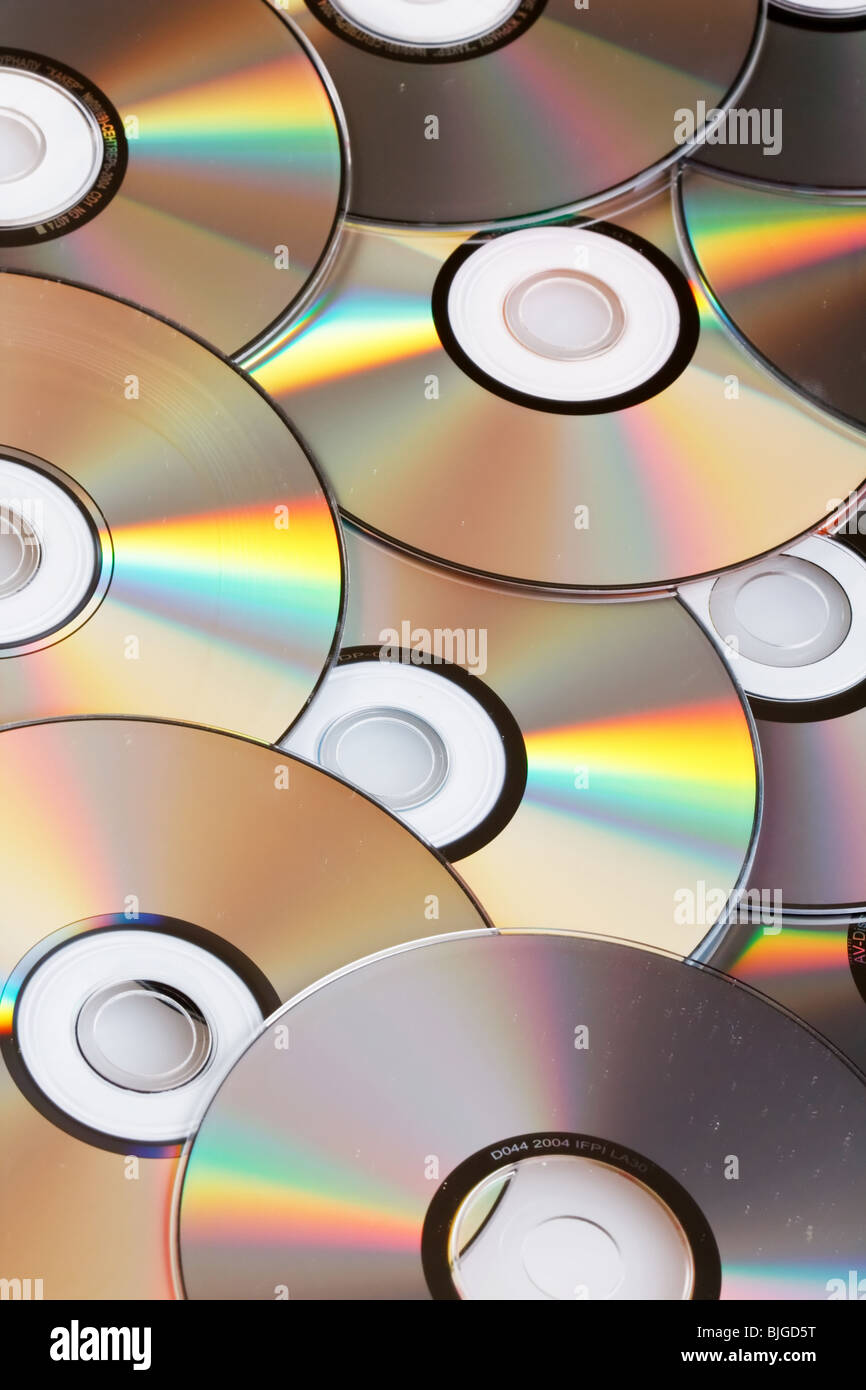 group of CDs Stock Photo - Alamy