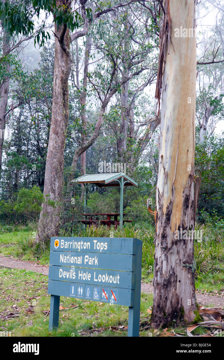 Sign in Barrington tops national park world heritage area, new south ...