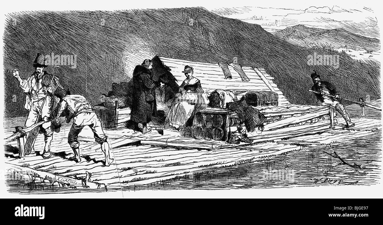 Rafter raft Black and White Stock Photos & Images - Alamy