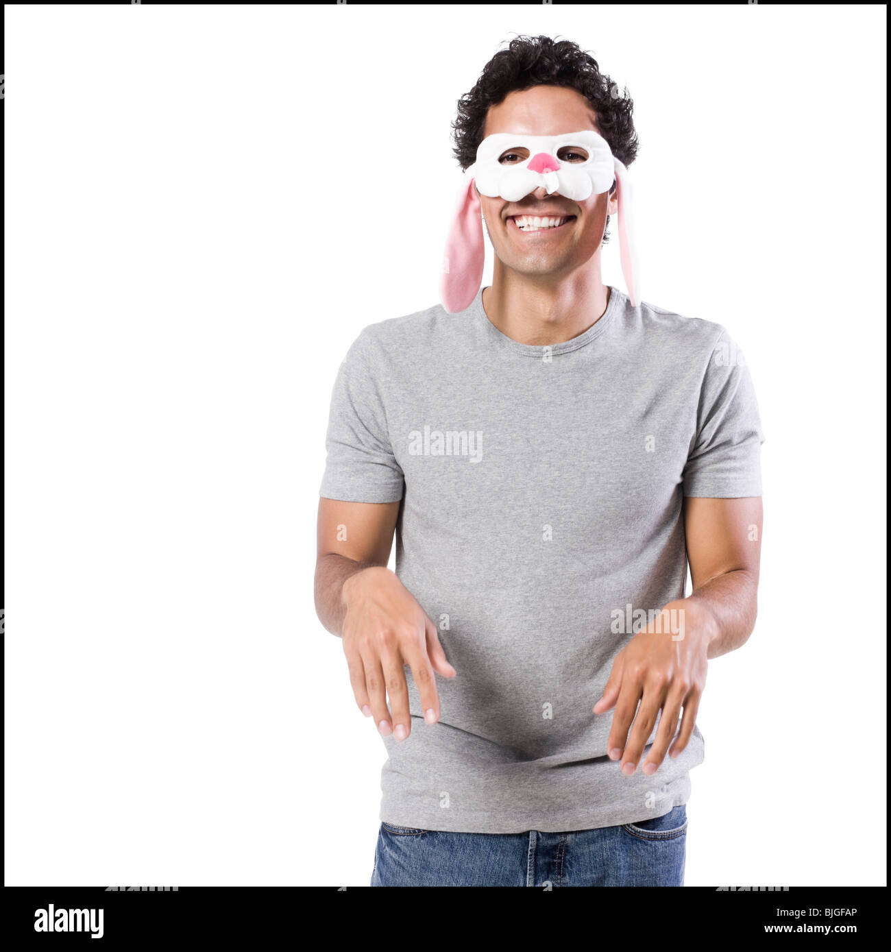 Man rabbit mask hi-res stock photography and images - Alamy