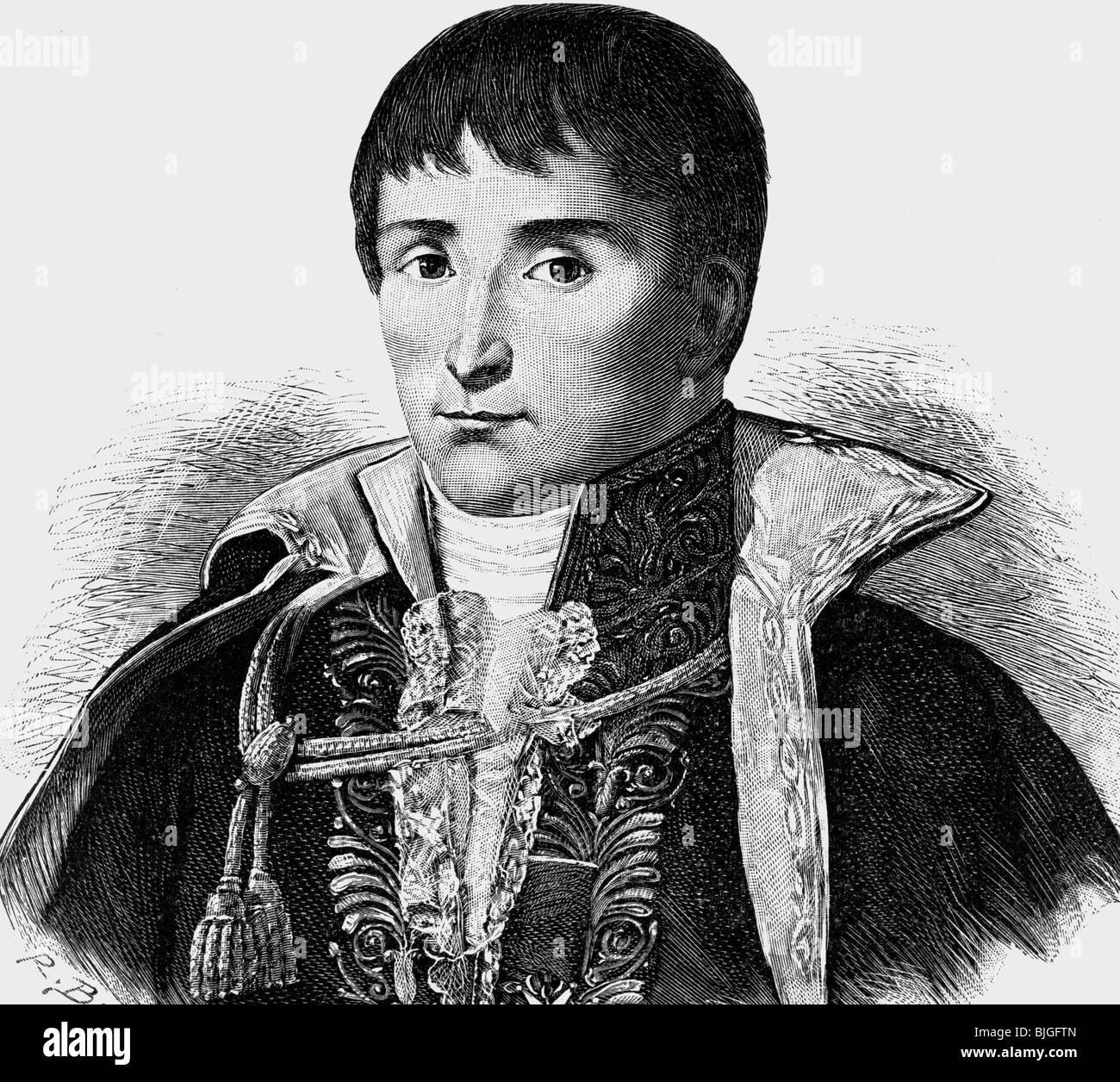 Bonaparte, Lucien. 21.5.1775 - 30.6.1840, French politician, portrait ...