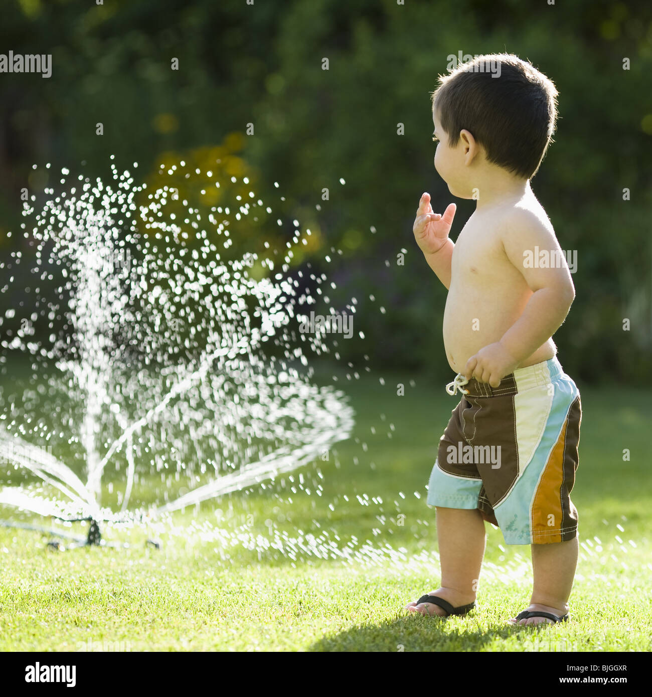 boy without his shirt on Stock Photo - Alamy