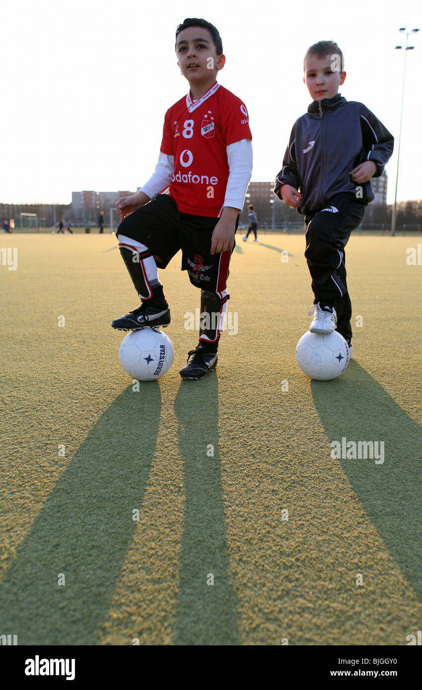 Football match children hi-res stock photography and images - Alamy