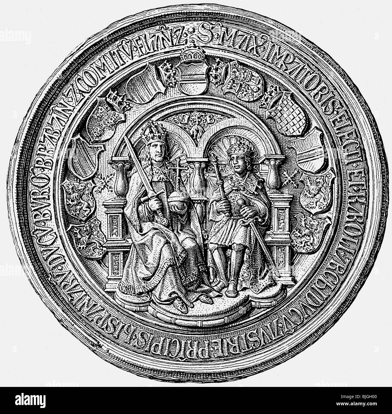 V holy roman empire hi-res stock photography and images - Alamy