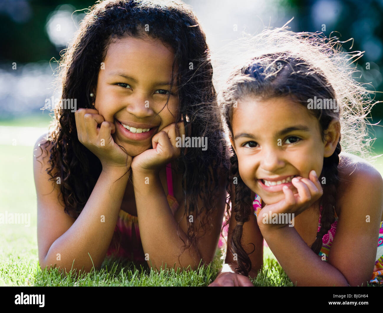 little girls in their swimsuits Stock Photo - Alamy