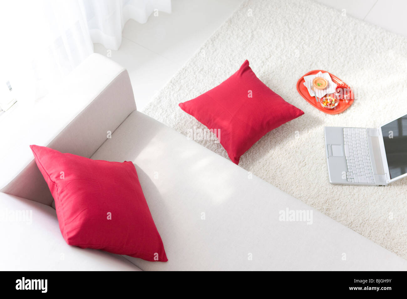 High angle view messy tea hi-res stock photography and images - Alamy