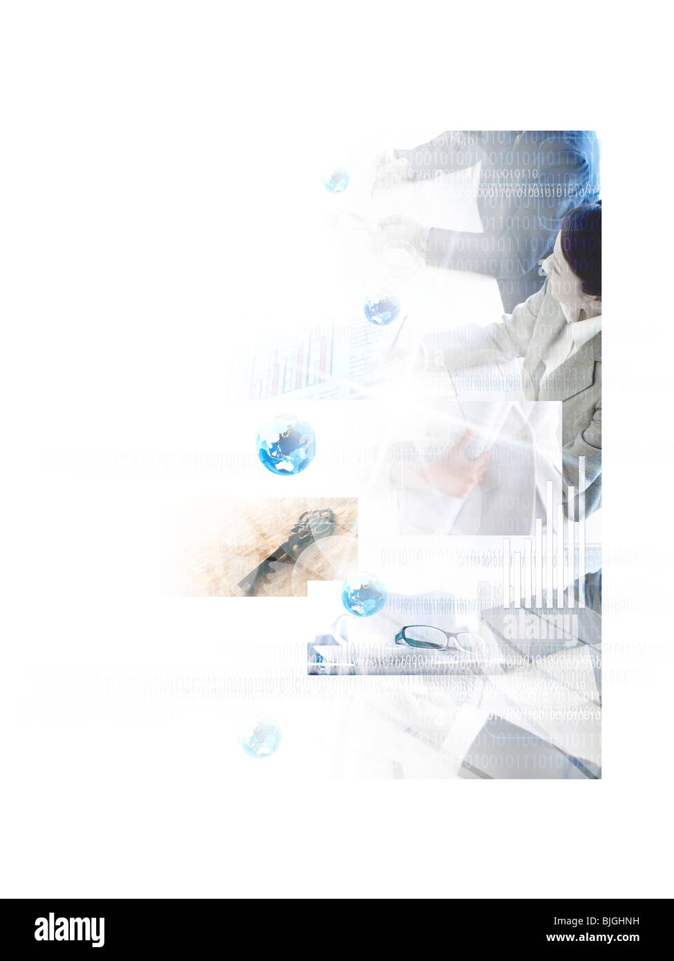 Digital composite image businesswomen hi-res stock photography and ...