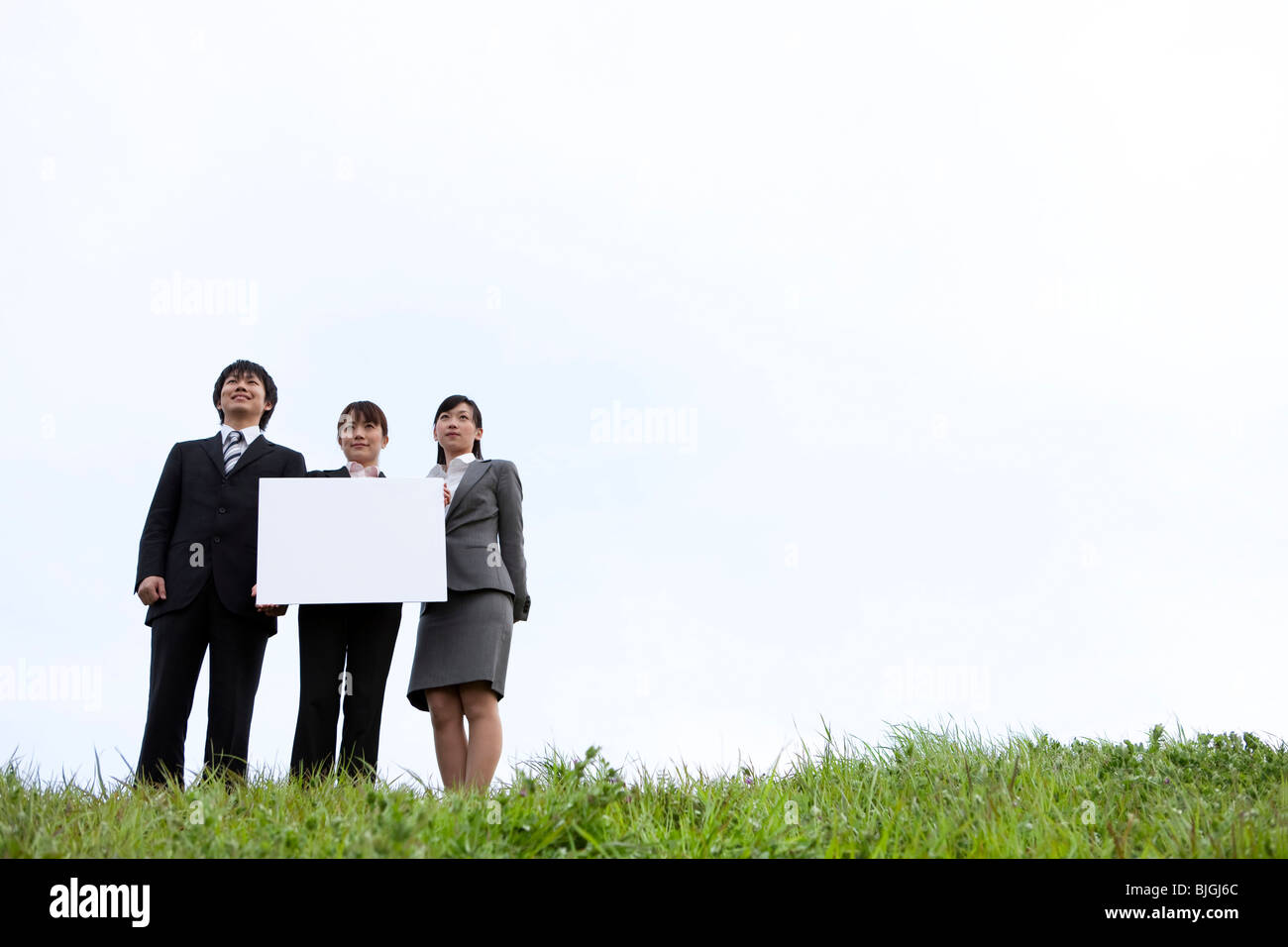 Image businessman holding message hi-res stock photography and images ...
