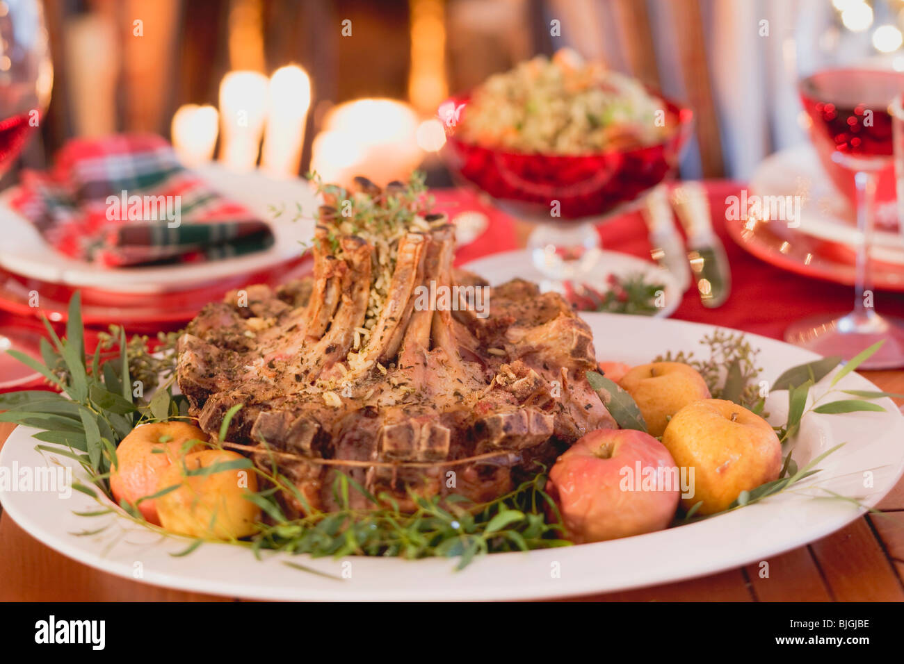 Crown roast of lamb oven hi-res stock photography and images - Alamy